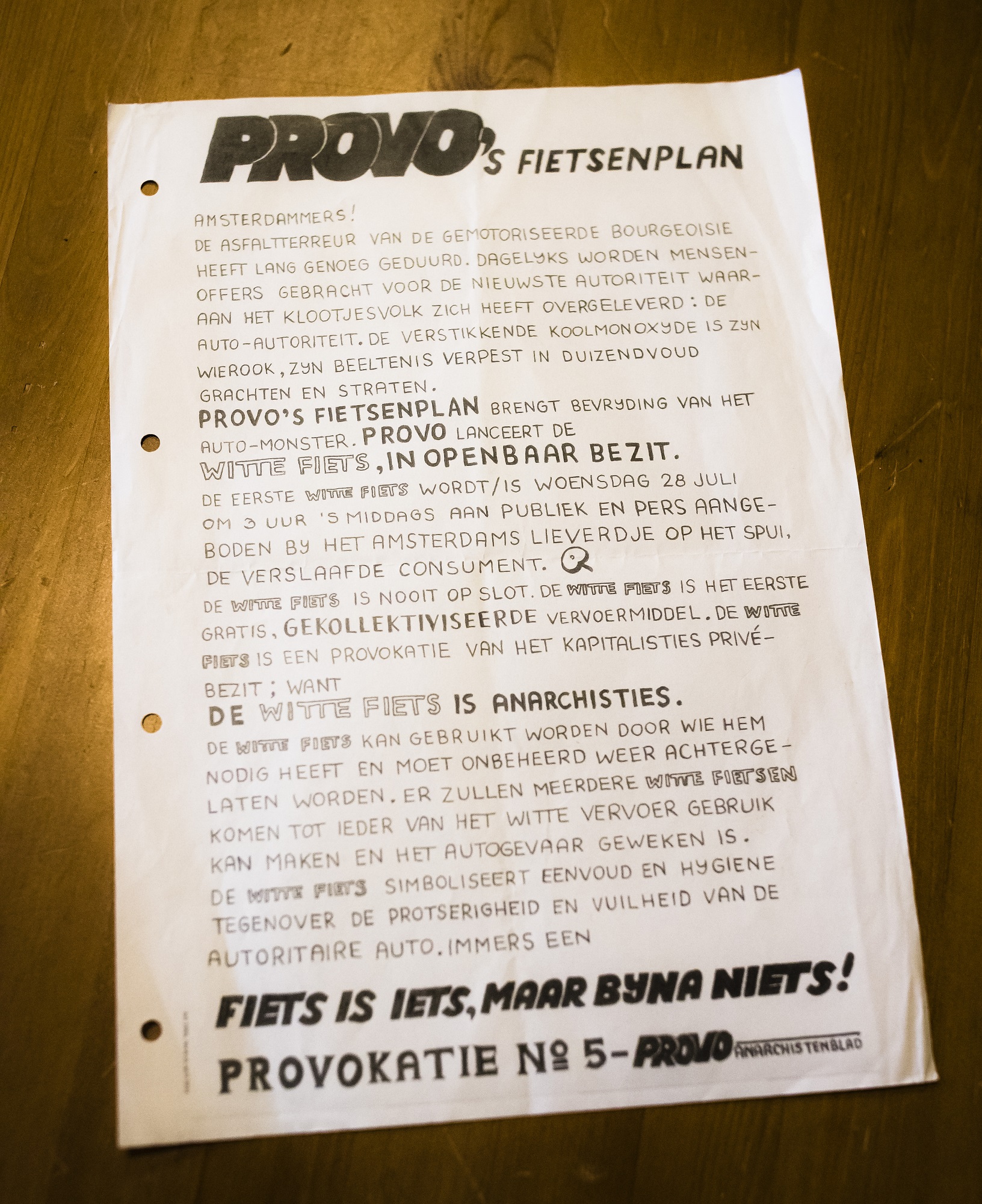 Luud Schimmelpennink, de man achter het Witte Fietsenplan