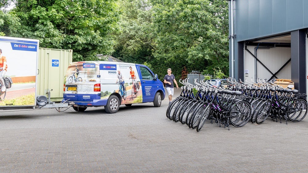 Rob Dekkers stampt Dekkers Business Bikes uit de grond